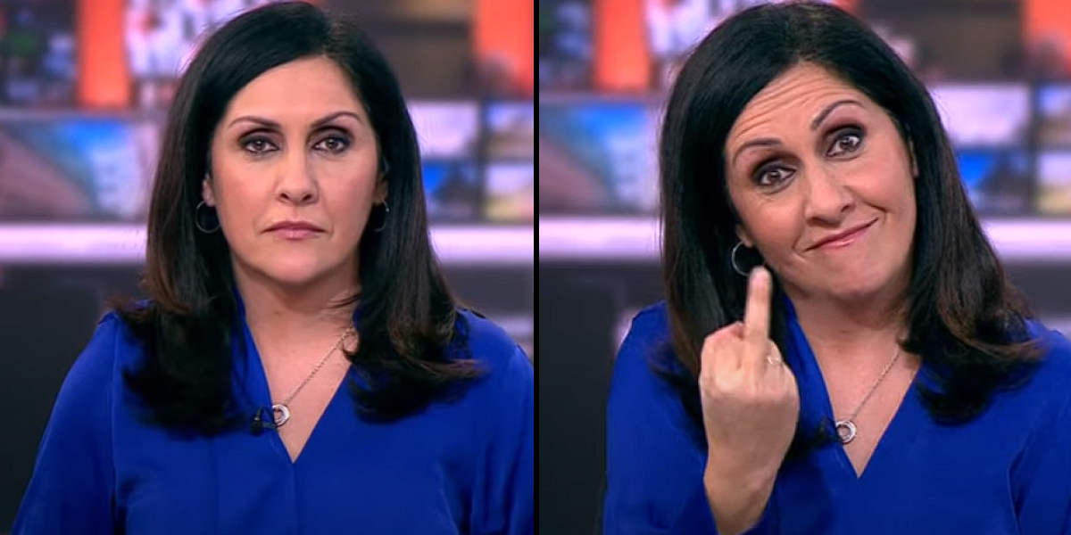 Big Blunder by BBC Presenter: Makes Middle Finger Gesture Live on TV