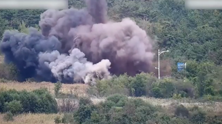 North Korea Blows Up Roads Leading to South Korea