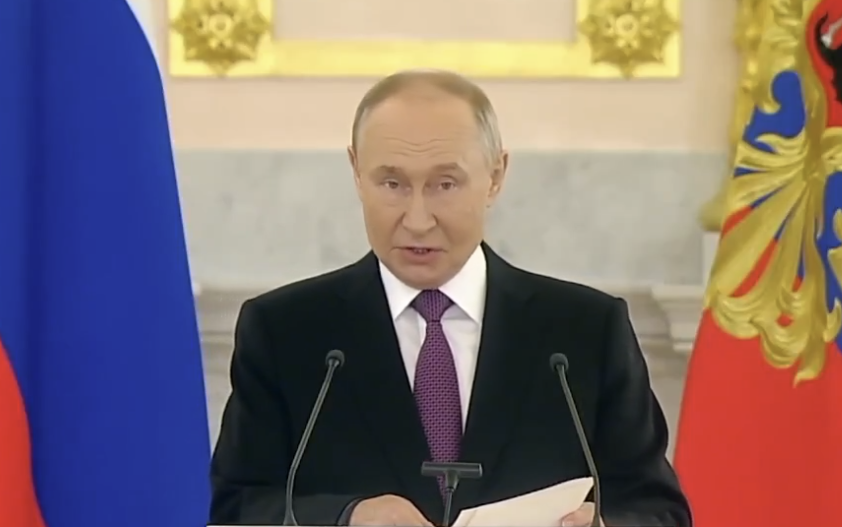 Putin Scolds Western Ambassadors, Blaming NATO Countries for Tensions with Russia